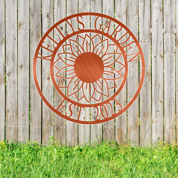 Sunflower Monogram V2 - ZanVos