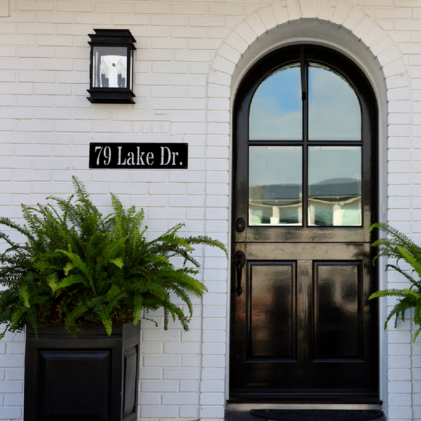 Horizontal Address Monogram - ZanVos