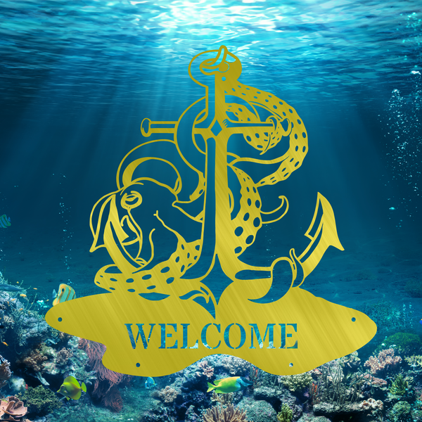 Octopus Anchor Monogram - ZanVos