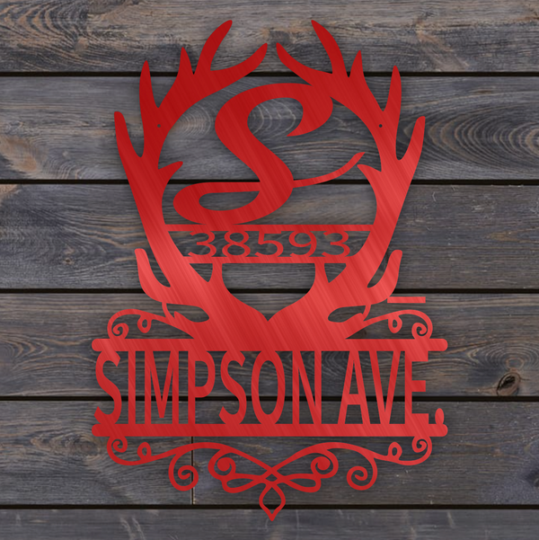 Address Antler Monogram - ZanVos