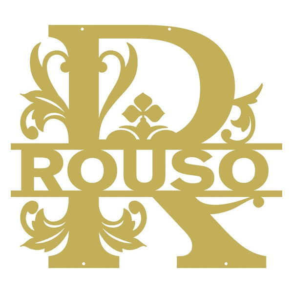 Floral Monogram - ZanVos