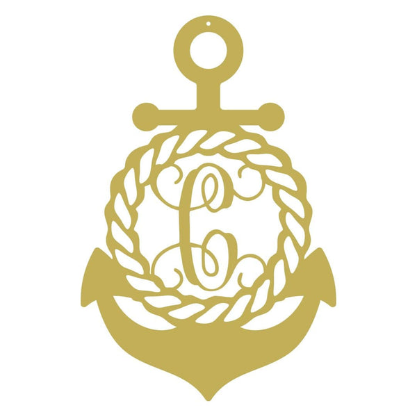 Initial Anchor Monogram - ZanVos