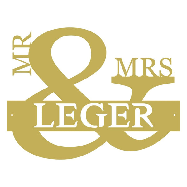Mr & Mrs Monogram - ZanVos