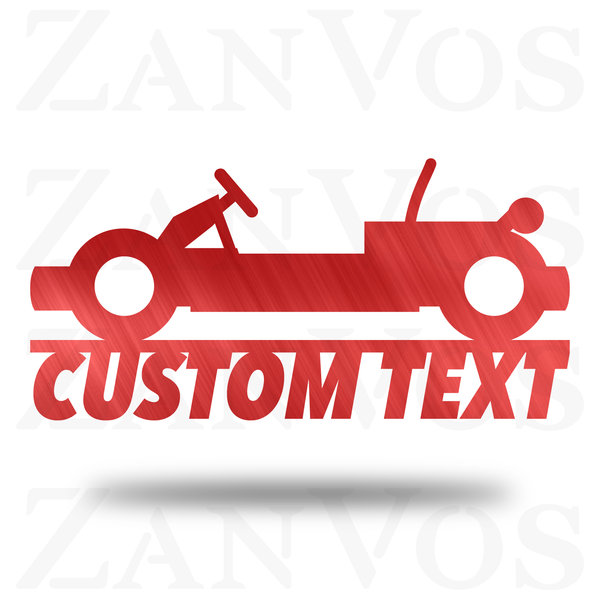 Go Kart Monogram - ZanVos