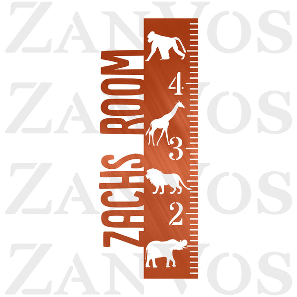 Zoo Animals Growth Chart - ZanVos