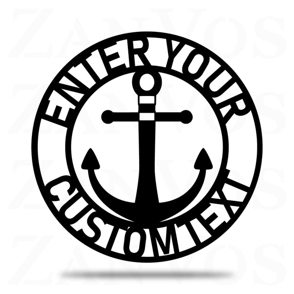 Anchor Monogram - ZanVos