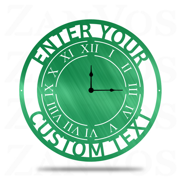 Clock EST Monogram - ZanVos