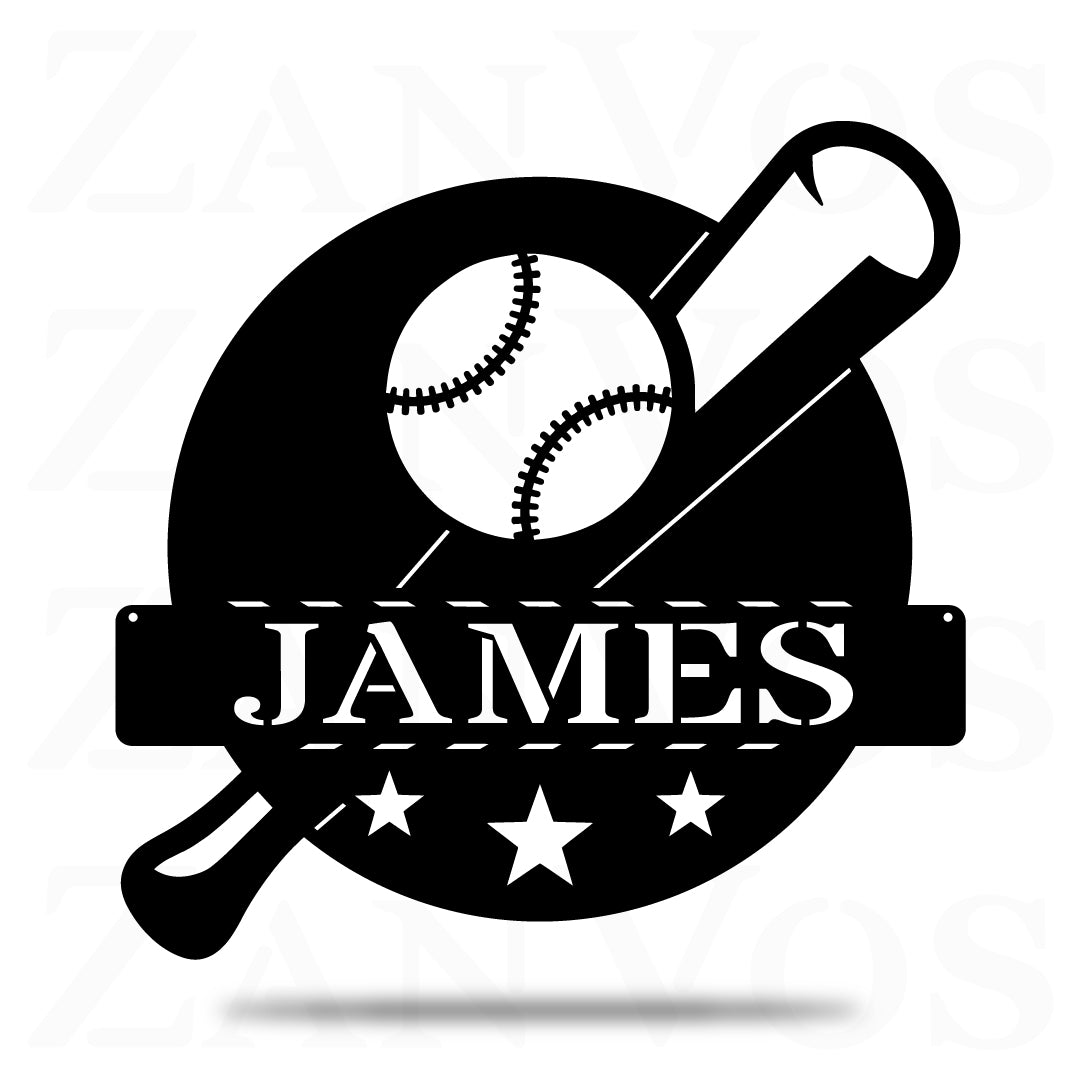 Baseball Monogram - ZanVos