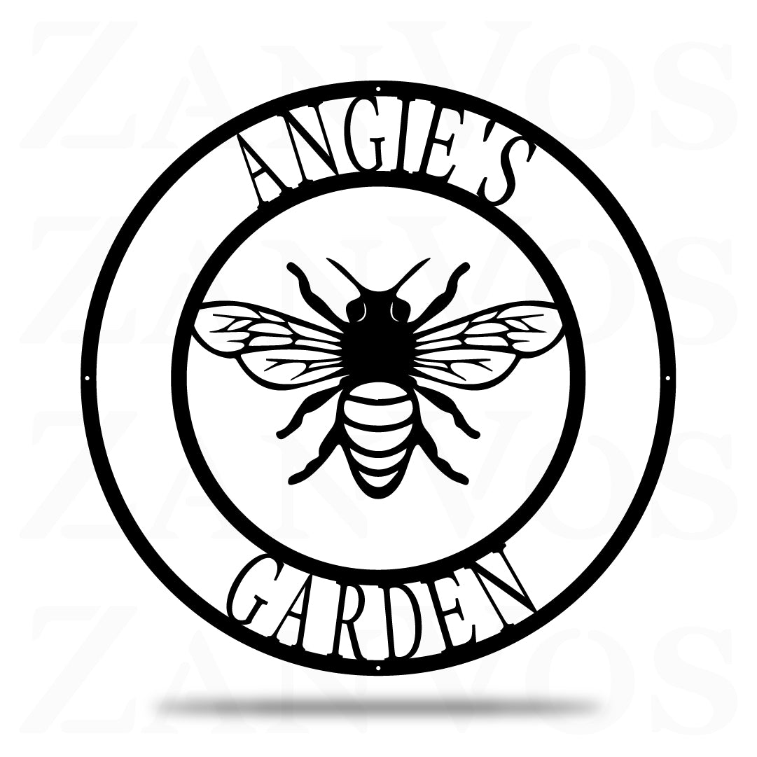 Bee Monogram - ZanVos