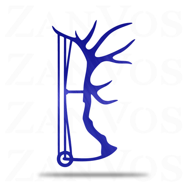 Bow Antler Metal Art - ZanVos