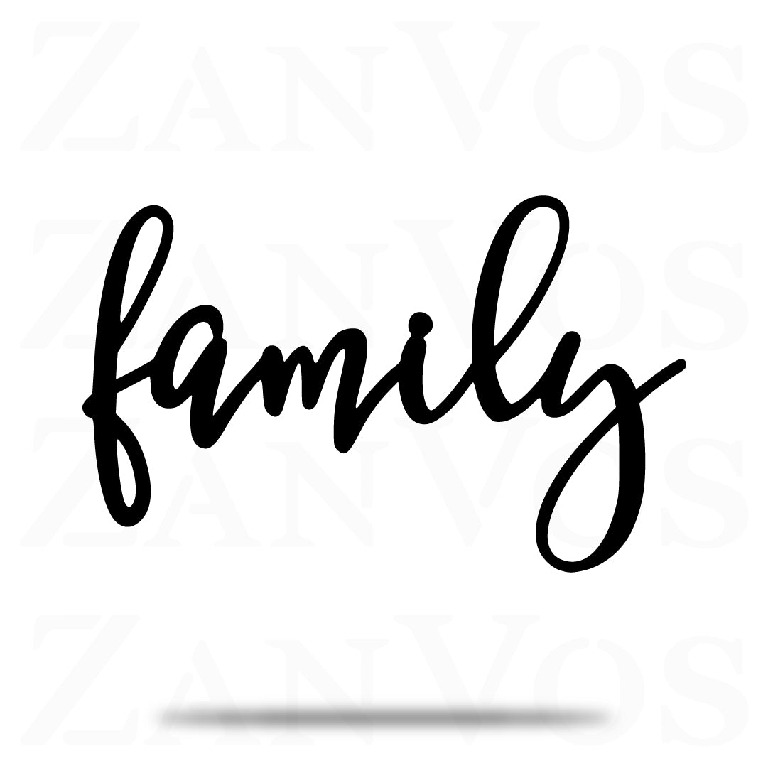 Cursive Family - ZanVos