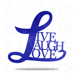 Cursive Live Laugh Love - ZanVos Cursive Live Laugh Love - ZanVos