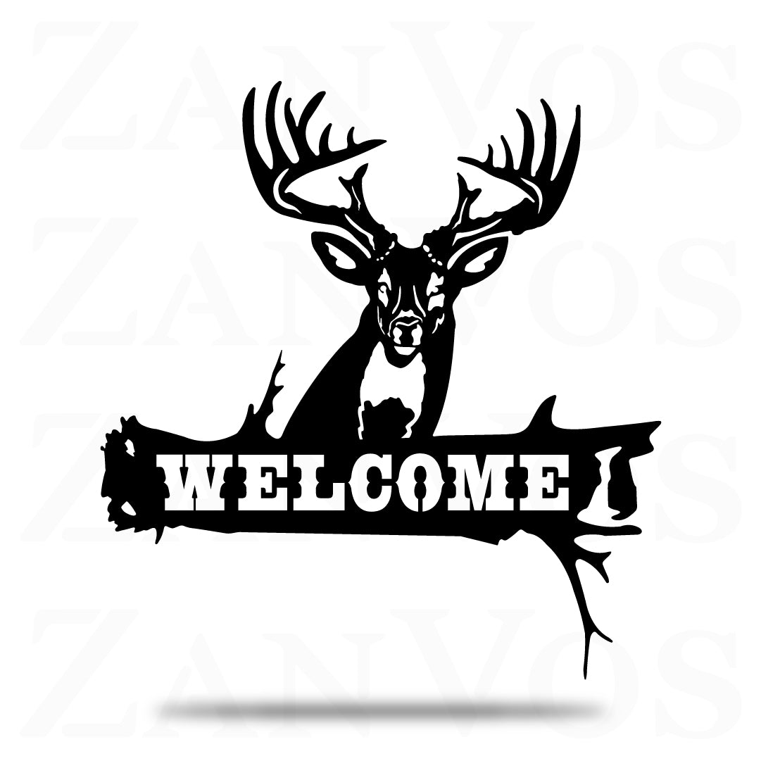 Deer Outdoor Monogram - ZanVos
