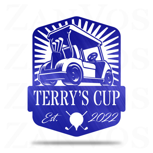 Golf Cart Monogram - ZanVos