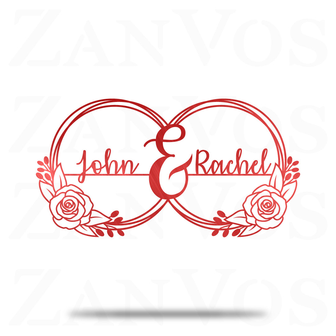 Rose Vine Monogram - ZanVos