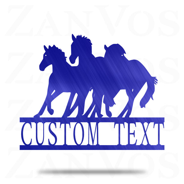 Running Horse Monogram - ZanVos