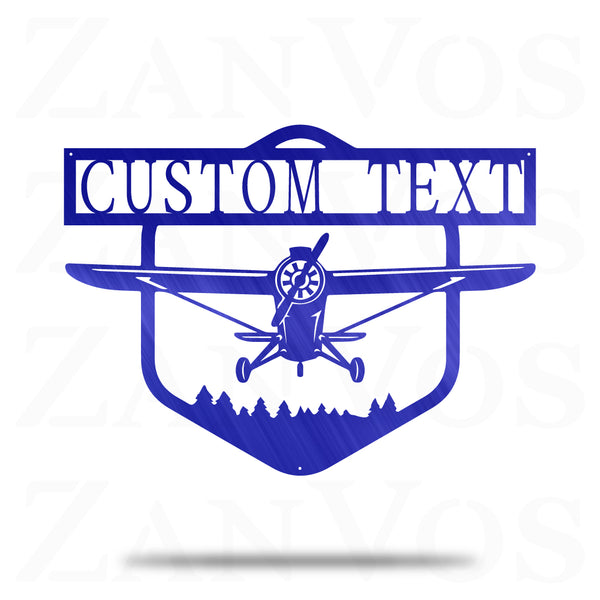 Airplane Monogram - ZanVos