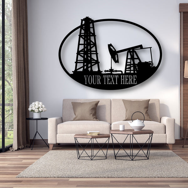 Oil Rig Monogram - ZanVos