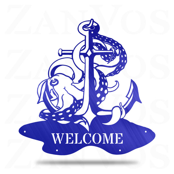 Octopus Anchor Monogram - ZanVos