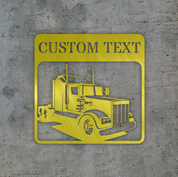 Semi Truck Monogram V5 - ZanVos