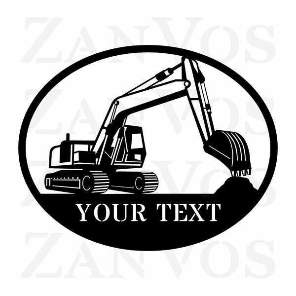 Excavator Monogram - ZanVos