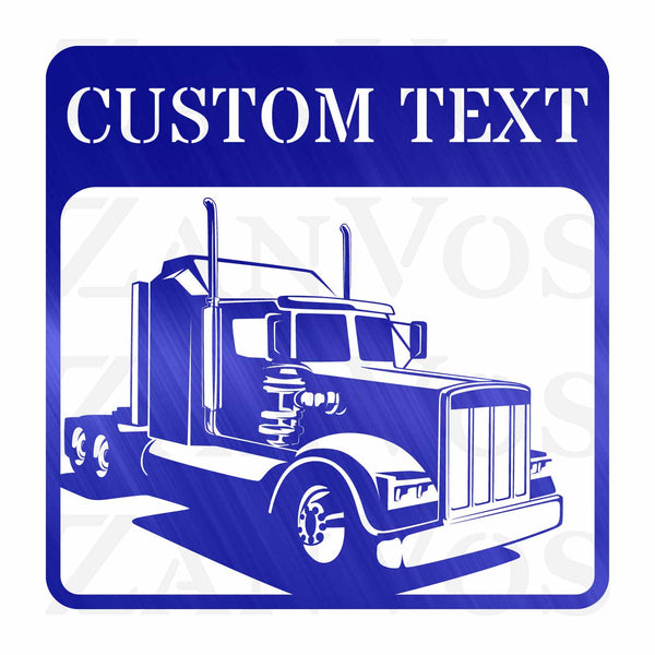 Semi Truck Monogram V5 - ZanVos