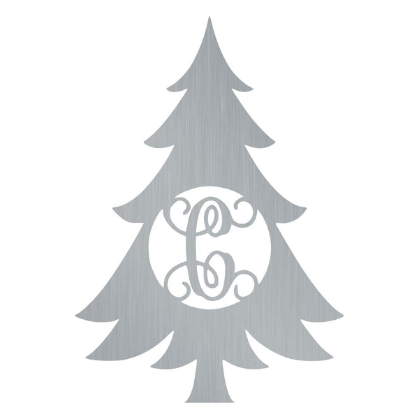 Initial Christmas Swirl Monogram - ZanVos