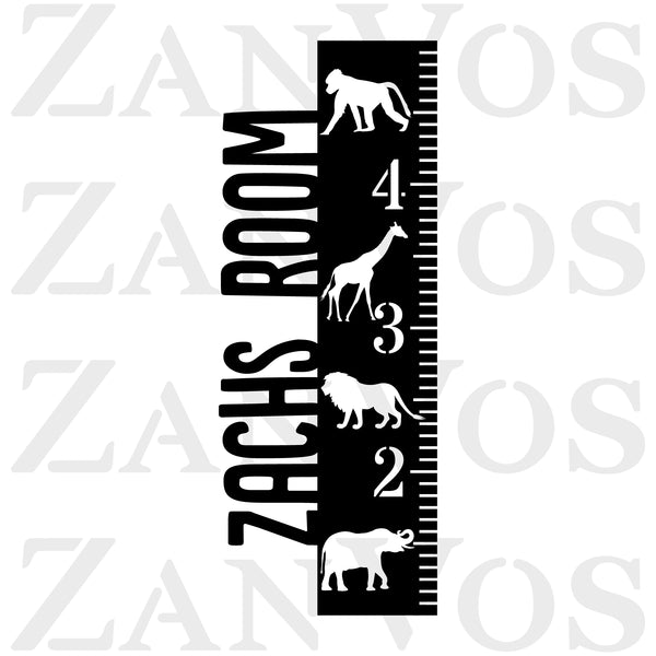 Zoo Animals Growth Chart - ZanVos